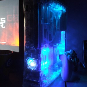 LED Xbox 360 Mod is See Through